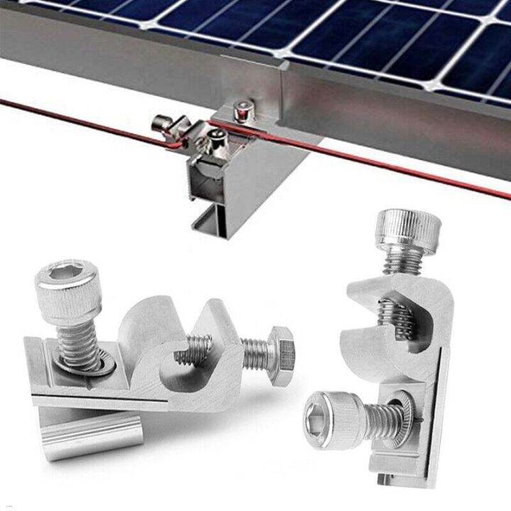 Grounding Lug Solar Mounted Bracket Stainless Steel A2 Corrosion ...