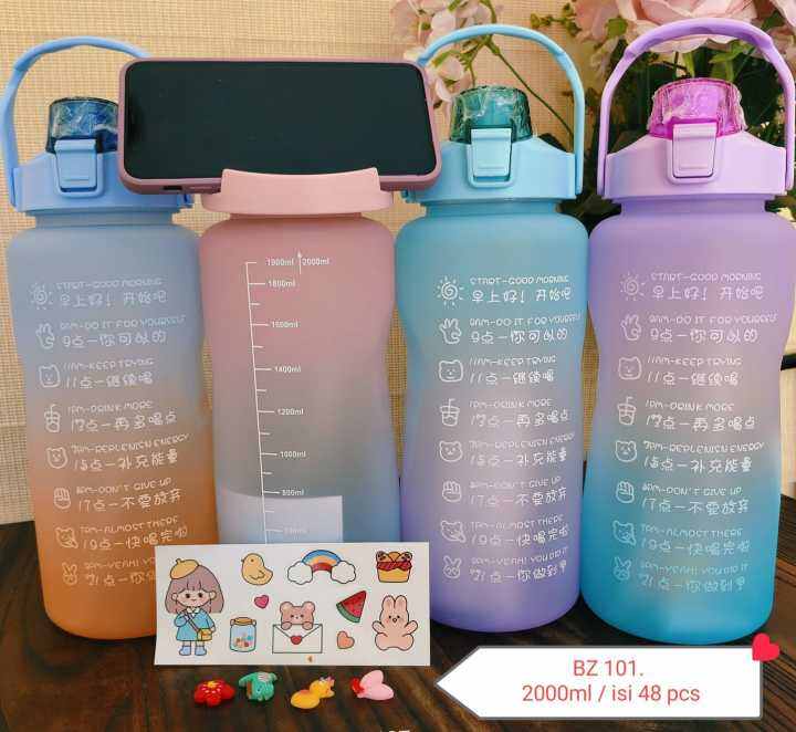 Botol Minum 2 Liter 2000ML Korea VIRAL | Lazada Indonesia