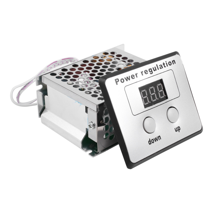 4000W 220V AC SCR Voltage Regulator Dimmer Electric Motor Speed ...