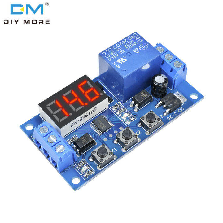 diymore 24v 1 CH 1 Channel Time Delay Relay Control Module Digital Led Display Timer Module ...