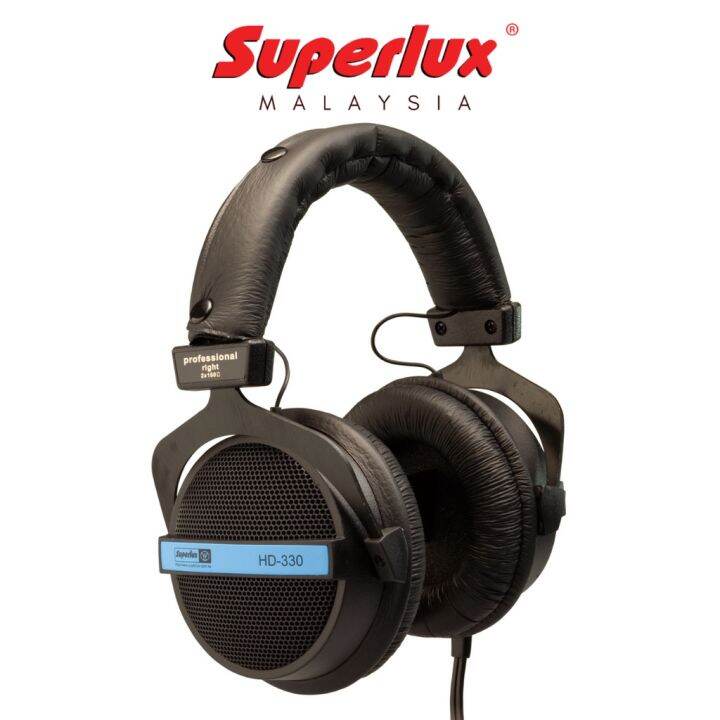 SUPERLUX HD330 SEMI OPEN DYNAMIC STEREO RECORDING HEADPHONE 150 OHM ...