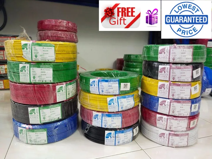 🎁 +SMALL FREE GIFT 🎁 SELL IN FEET 1.5MM / 2.5MM / 4MM ORIGINAL MEGA ...