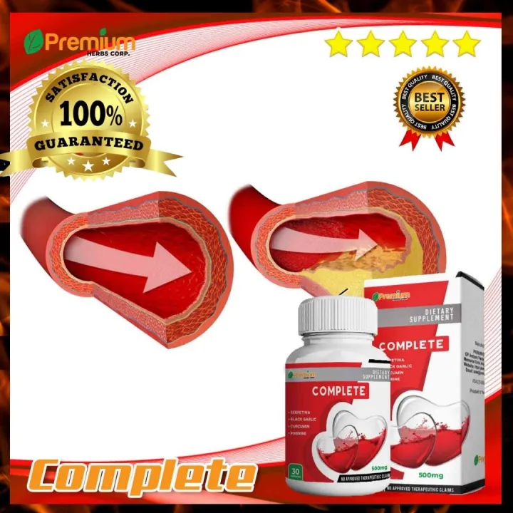 The Full Premium Herbs COMPLETE Supplement With Serpentina Black Garlic ...