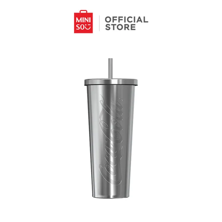 MINISO Coca Cola Sculpted Relief Steel Tumbler 800mL | Lazada PH