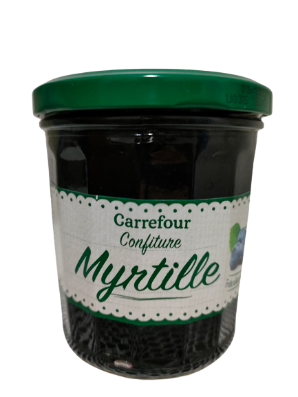 (France) Carrefour Blueberry Jam. 370 grams. | Lazada PH