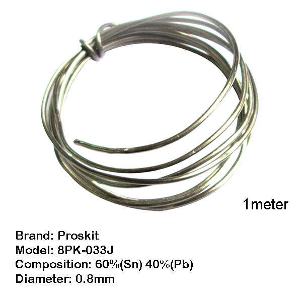 Pro'skit Proskit Solder Lead 0.8mm 8PK-033J (1 meter) Soldering Lead | Lazada