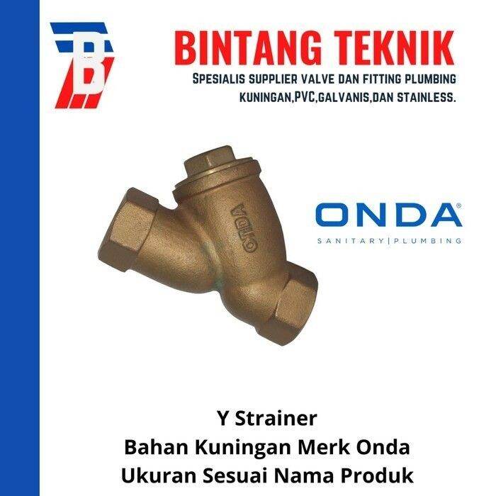 Y Strainer 4" inch Kuningan Onda | Lazada Indonesia