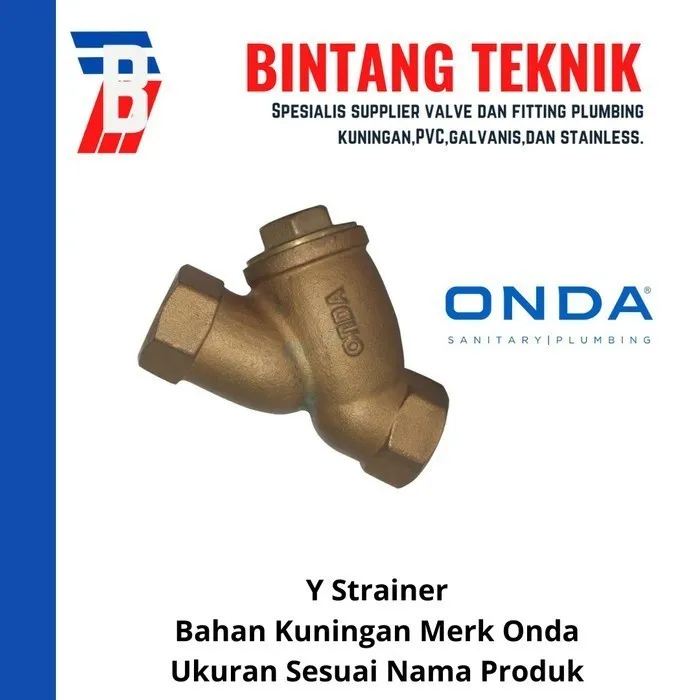 Y Strainer 3" inch Kuningan Onda | Lazada Indonesia