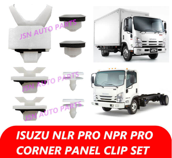ISUZU NPR PRO NLR PRO CORNER PANEL CLIP SET PRICE FOR SET | Lazada