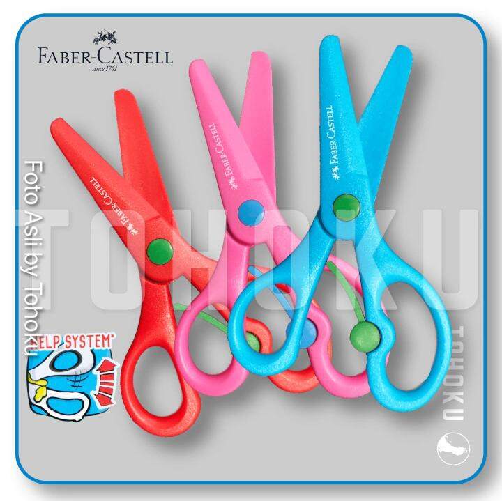 Gunting Anak Faber Castell Kids Safety Scissors | Lazada Indonesia