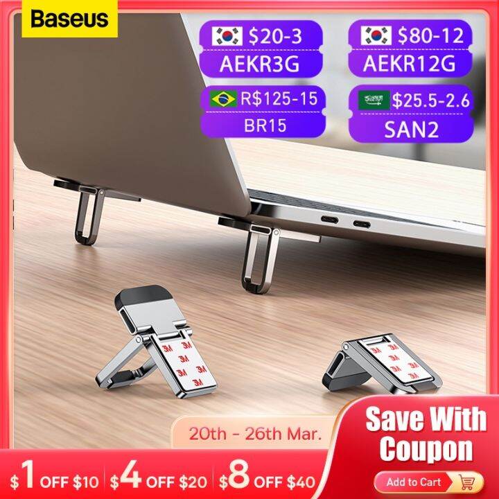 Baseus Foldable Laptop Stand Portable Notebook Support Base Holder ...