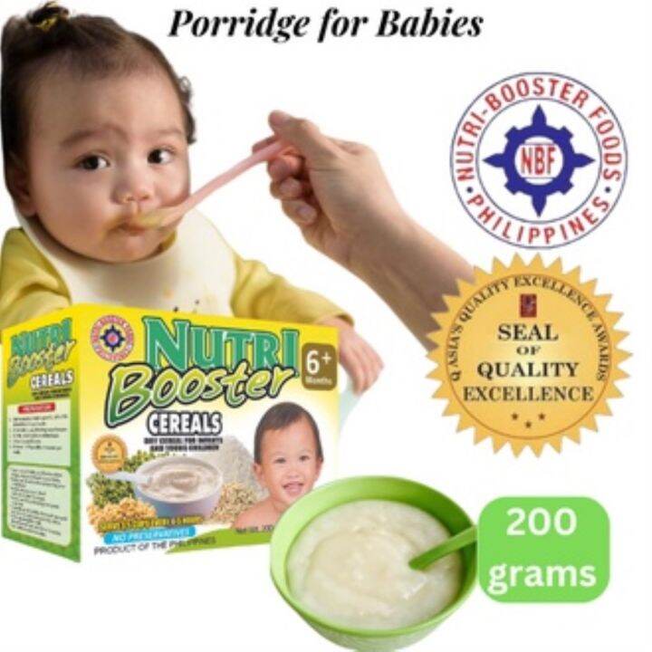 NUTRI BOOSTER CEREAL 200grams THE BEST BABY FOOD AND TODDLER CEREAL ...