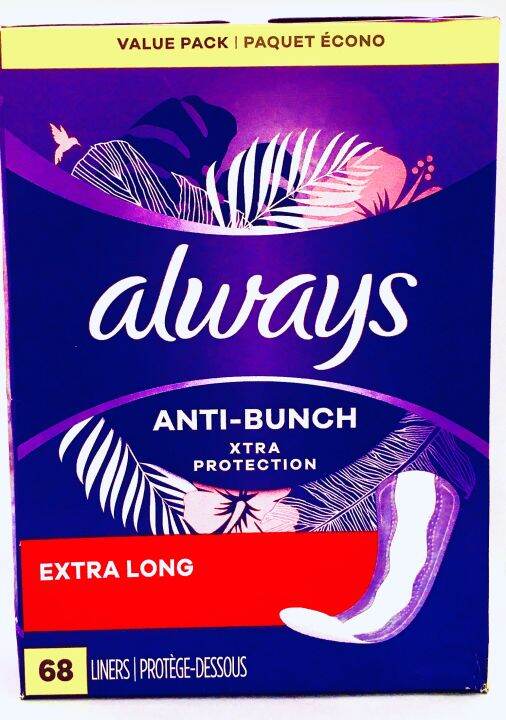 Always ANTI-Bunch xtra protection EXTRA LONG (68 Liners) | Lazada PH