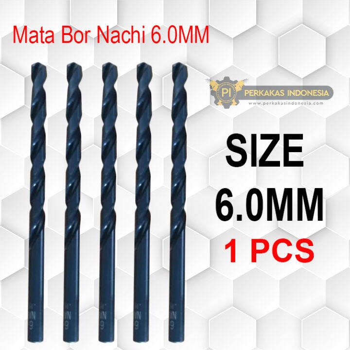 Mata Bor Besi NACHI 6 mm Industrial Quality ORIGINAL Bor Kayu Logam ...