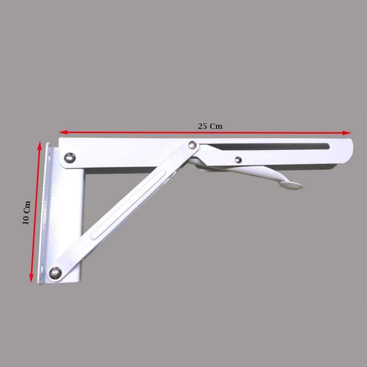 BMS - SIKU RAK LIPAT MEJA LEMARI BRACKET TV FRT 10INCHI (24cm x 10cm ...