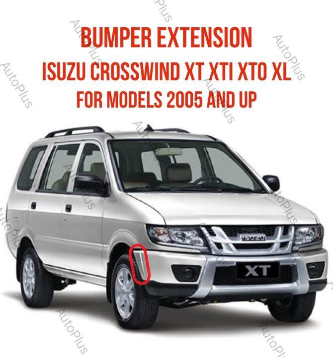 Isuzu Genuine Bumper Extension Bumper Flare Bumper Molding: 2005 and Up ...
