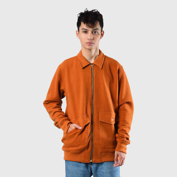 Roughneck BO007 Orange Swilla Coray Waffle Jacket | Lazada Indonesia