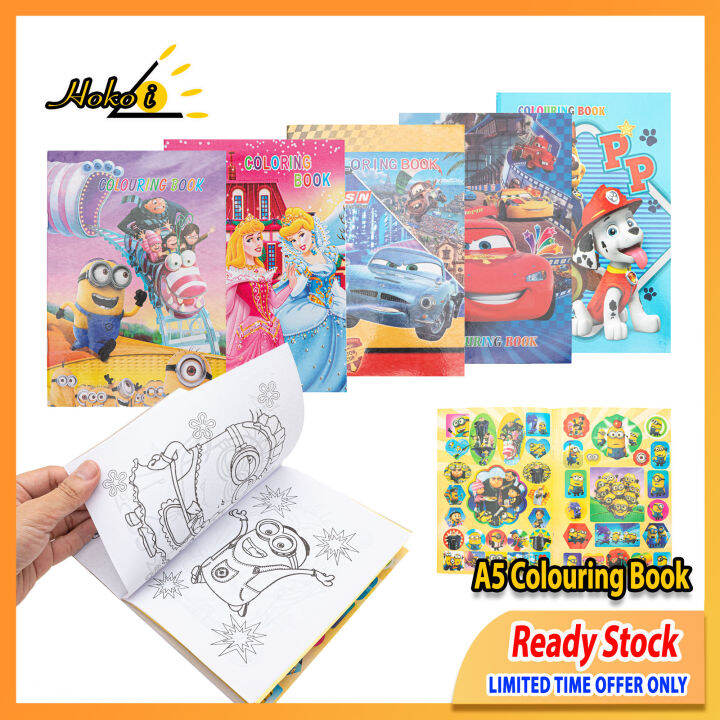 Children Colouring Book For Kids Book Early Learning Coloring Book Buku ...