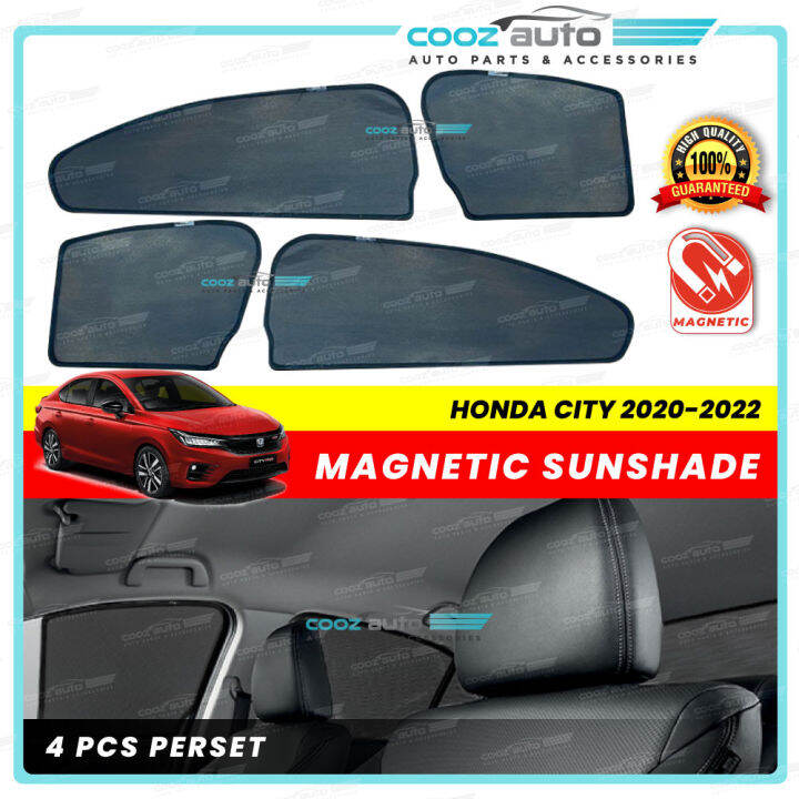 Honda City 2020 - 2022 Magnetic Sun Shade Magnet Sunshade | Lazada