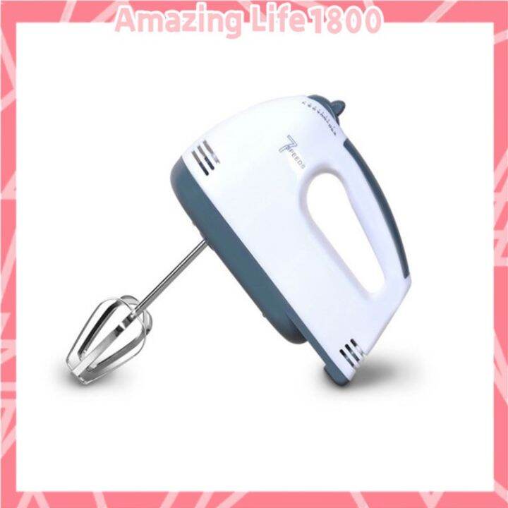 7 Speed Control Portable Baking Electric Hand Mixer Whisk Egg Blender ...
