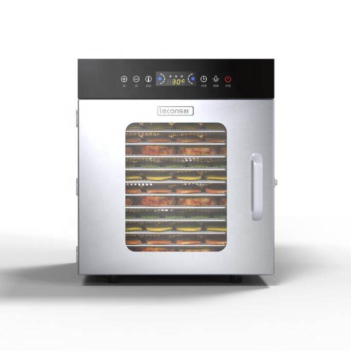 Lecon food dryer เครื่องอบอาหารชั้น 10/12/16 เครื่องอบผลไม้ใหม่เชิง ...