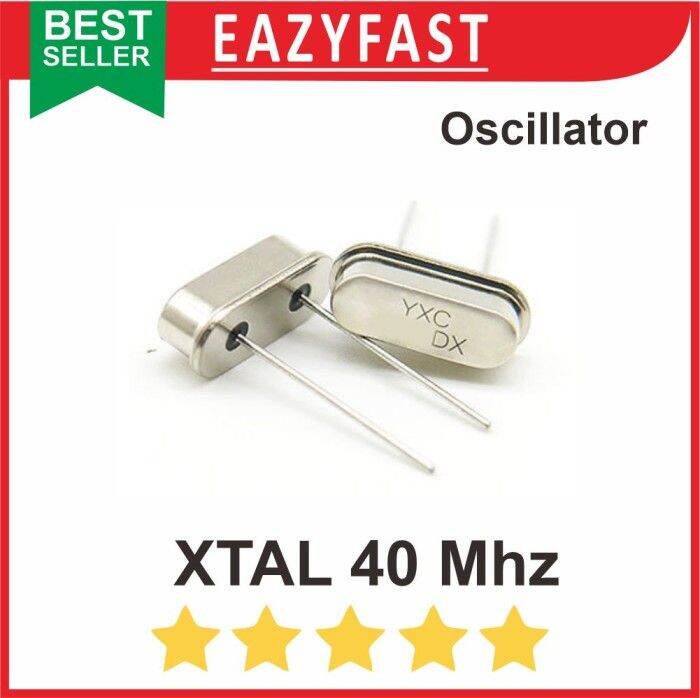 Crystal XTAL 40 Mhz 40Mhz Clock Oscillator DIP Kristal Osilator X Tal ...