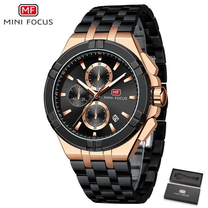 มินิโฟกัสขนาดเล็ก MF0471G สุดหรูนาฬิกาข้อมือมียี่ห้อแฟชั่นกีฬาผู้ชายควอตซ์นาฬิกาข้อมืออินเทรนด์ ...
