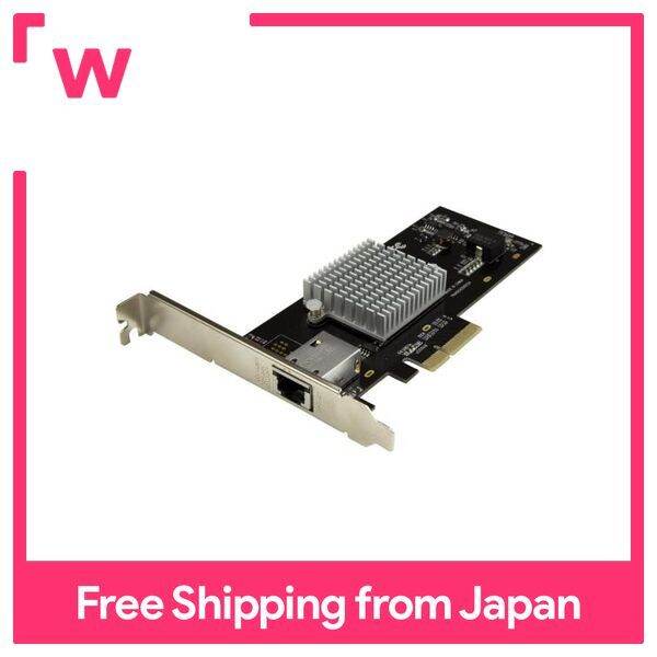 StarTech.com 1-port 10GBase-T Expansion PCIe Ethernet LAN Card with Intel X550-AT NBASE-T ...