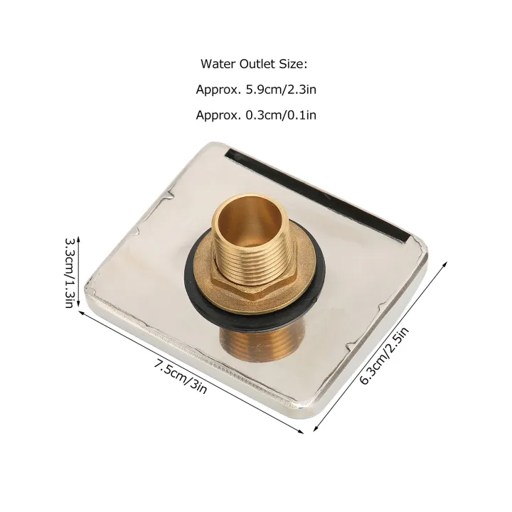 Waterfall Tub Nozzle, Bathtub Filler Spout Large Outlet for Swimming ...