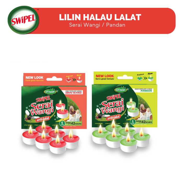 SWIPEL Lilin Lalat Serai Wangi Pandan Afy Haniff Halau Lalat Serangga ...