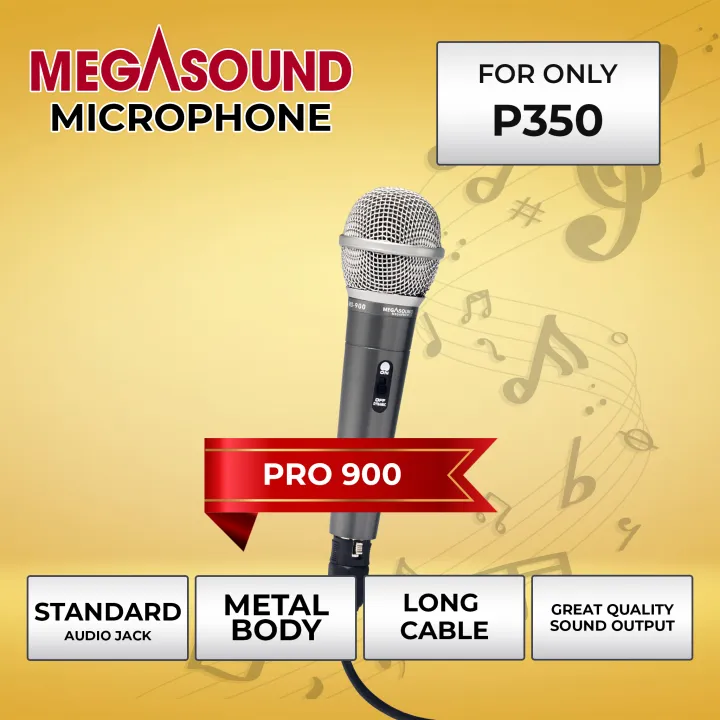 PRO MS 900 - MICROPHONE ( Megasound Karaoke ) | Lazada PH