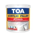 TOA Acrylic Filler สีโป๊วผนัง ใช้สำหรับอุดโป๊วรอยแตกร้าวลายงา รูพรุนตา ...