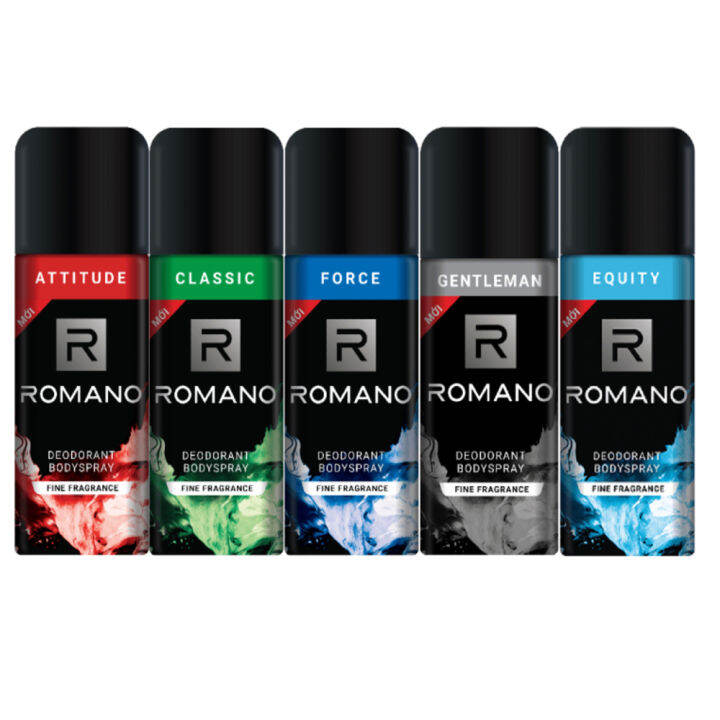 Sịt nách Romano [HCM] xịt thơm body Deodorant Bodyspray 150ml Lăn nách ...