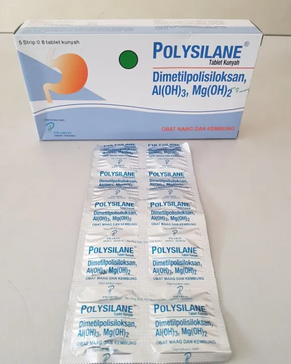 Polysilane Tablet Kunyah 1 Strip Isi 8 Tabs | Lazada Indonesia