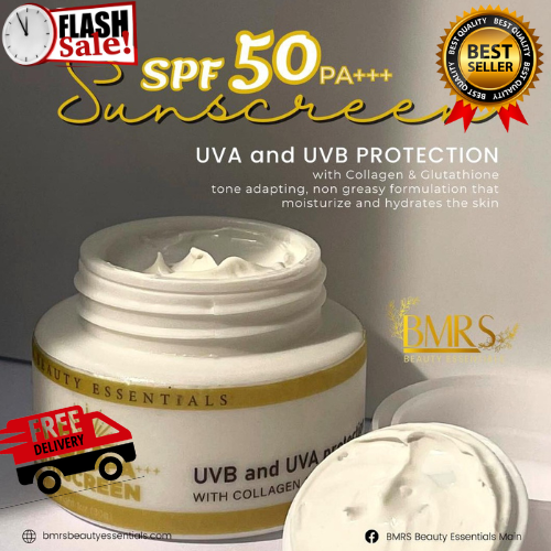 Sunscreen UVB and UVA Protection with Collagen and Glutathione BMRS Spf 50 PA+++ | Lazada PH