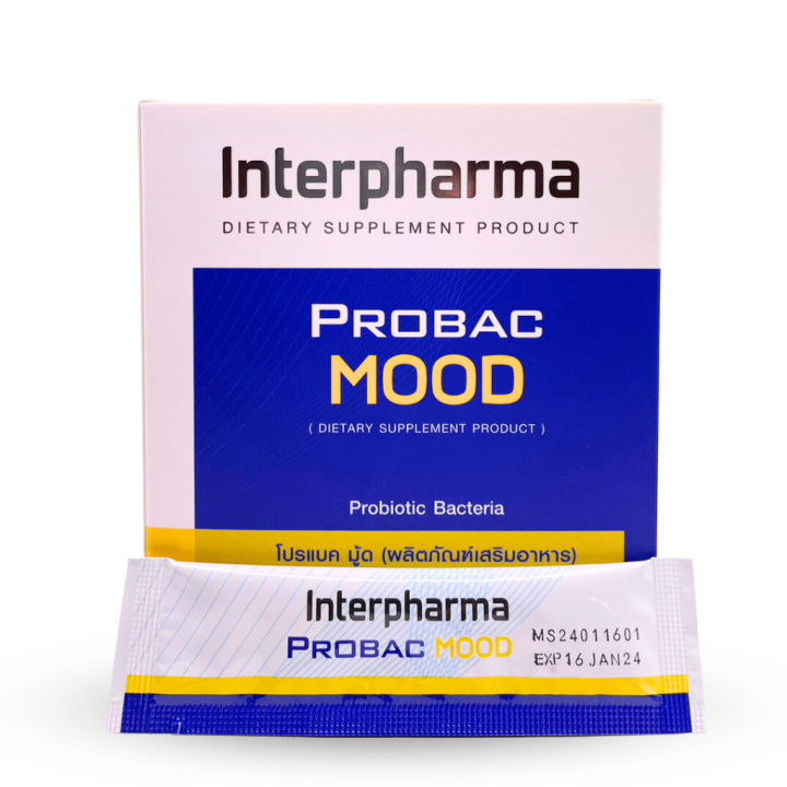 Interpharma PROBAC MOOD (30 SACHETS) | Lazada.co.th