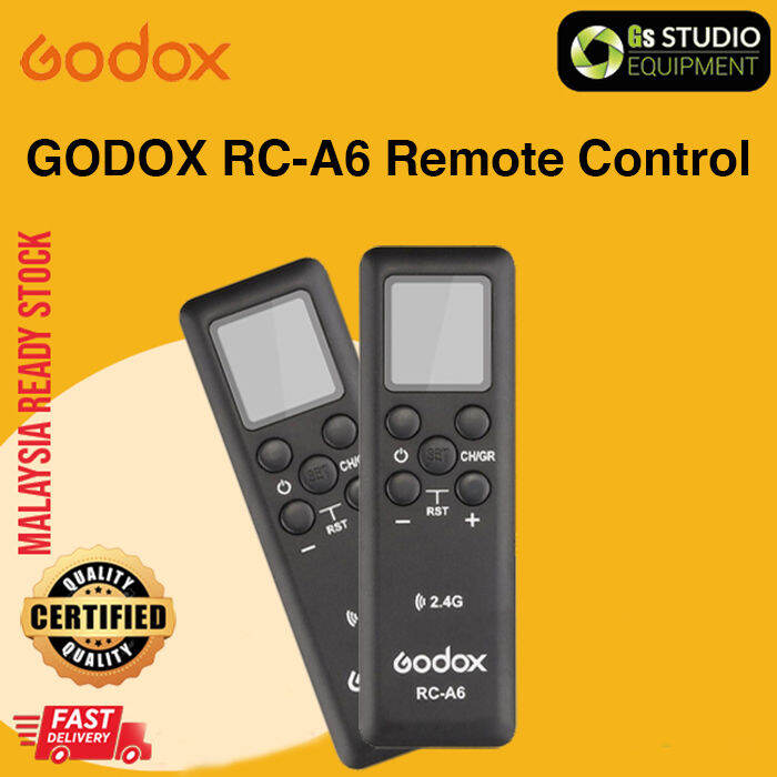 Godox RC-A6 Remote Control for SL150II, SL200II, FV150, FV200, LF308 ...