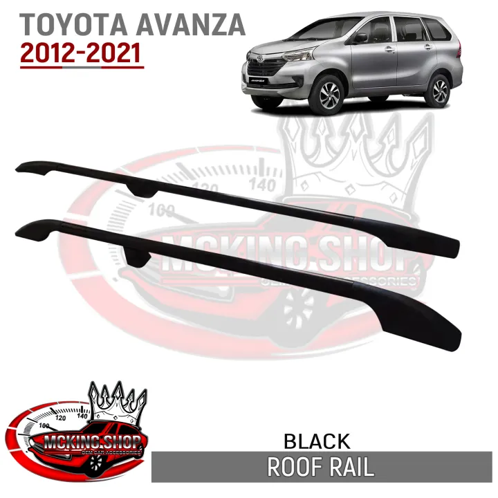 Toyota Avanza 2012-2021 CLIP TYPE Aluminum Roof Rail No Drill Type ...