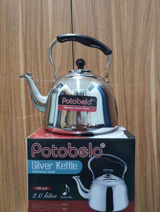 Potobelo Silver Kettle Stainless Steel / Teko Siul / Bunyi 2 L YD20 ...