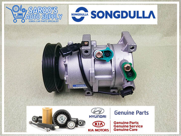 Aircon Compressor For Hyundai Accent , 2011-2013,GAS, SDL Brand , Made ...