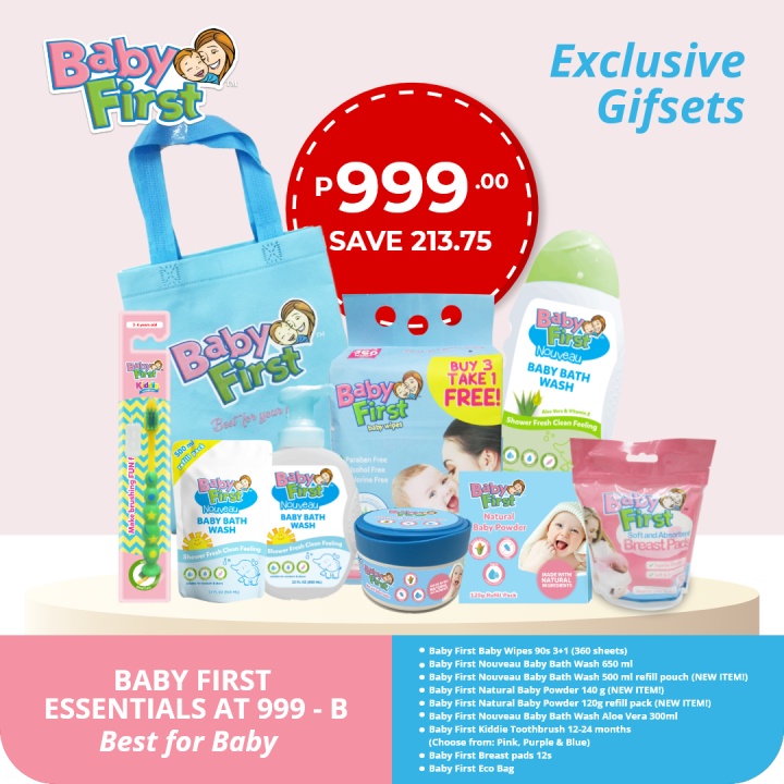 Baby First Exclusive Essentials Giftset at 999 - B | Lazada PH