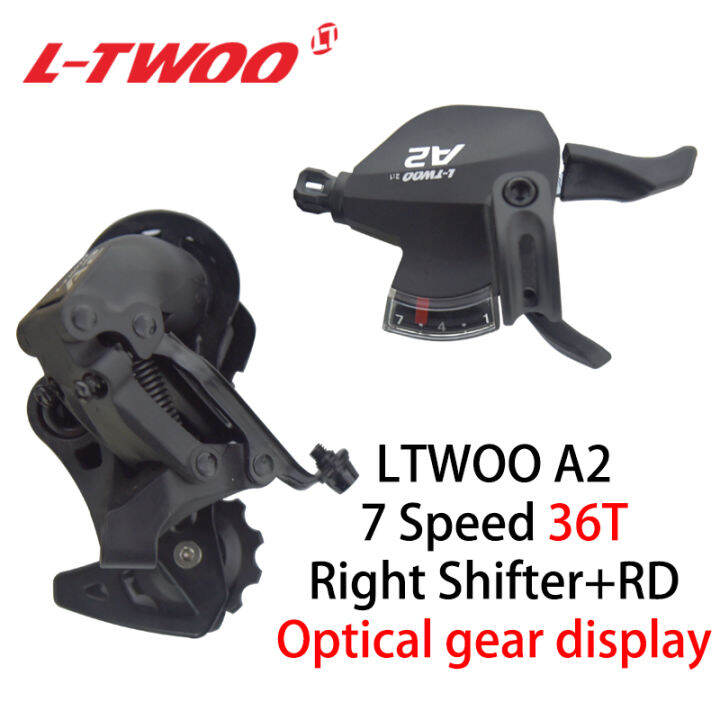 LTWOO A2 1X7 7 Speed Velocidade Derailleurs Trigger Groupset 7s Shifter ...