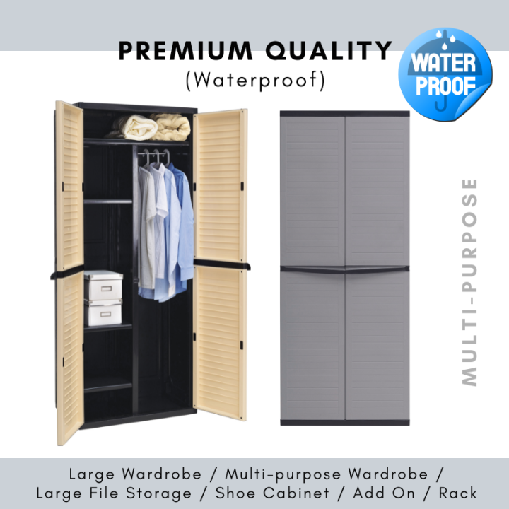 ALiST - OPTIMUS Waterproof Premium Plastic Multi-purpose Wardrobe / PVC ...