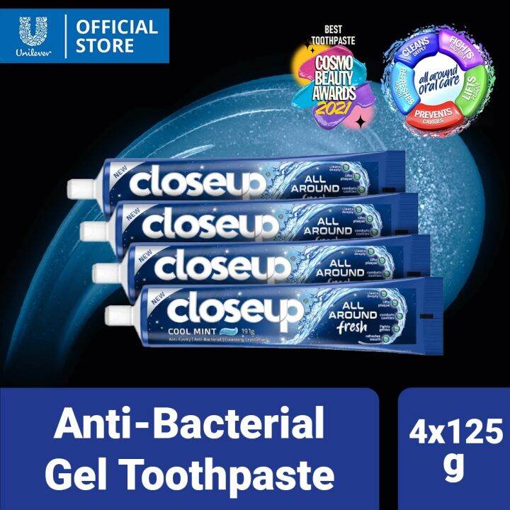 [BUNDLE OF 4] Close Up Toothpaste All Around Fresh Cool Mint 125g ...