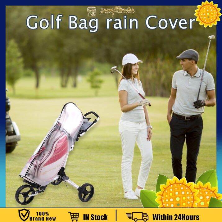Outdoor Golf Bag Rain Cover PVC Waterproof Transparent Golf Bag Rain ...