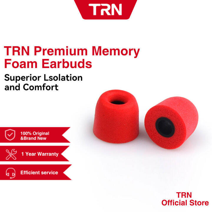 TRN in-ear earphone noise-canceling earplug set memory sponge set ...