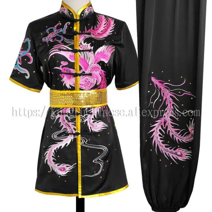 Chinese Wushu Uniform Kungfu Clothes Martial Arts Suit Taolu Garment ...