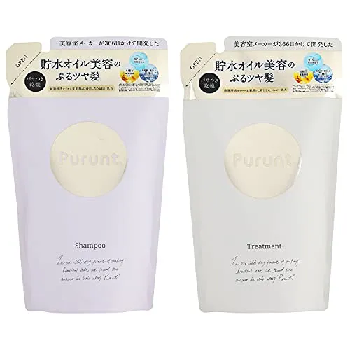 Japan Purunt Essence Shampoo & Treatment Set Refill 300mL + 300g (Non ...