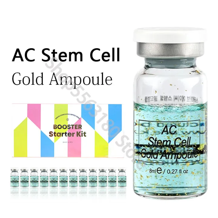 Gold Ampoule Serum BB Cream Glow AC Stem Cell Shrink Pores Mesotherapy With Acne skin irritation ...