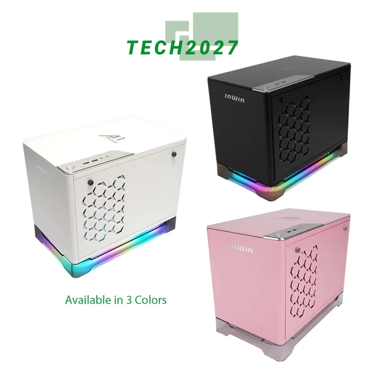 InWin A1 Prime Mini-ITX Tower PC Case - Black White Pink | Lazada PH